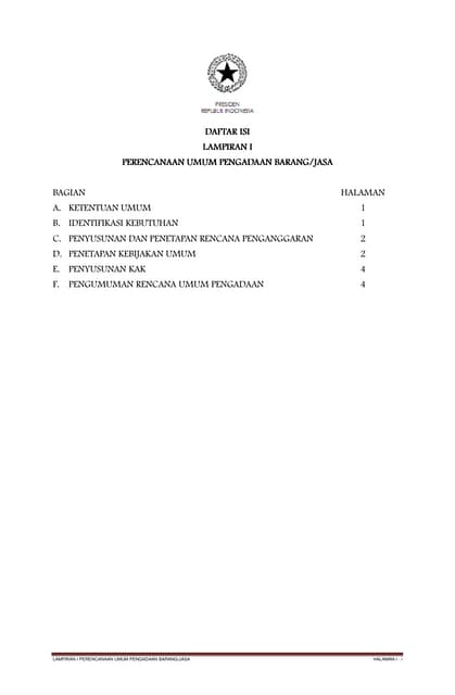 Lampiran I PerMen LH No 16 Tahun 2012 Pedoman Penyusunan Kerangka Acuan ANDAL | PDF