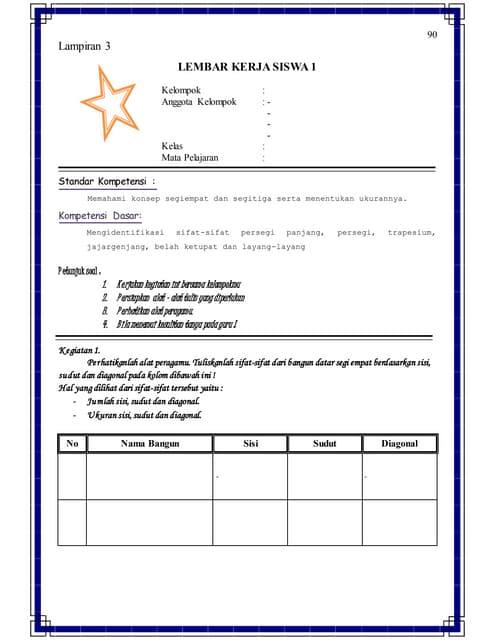 Persegi panjang dan persegi | PPTX