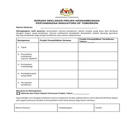 LAMPIRAN F - BORANG DEKLARASI PROJEK KESINAMBUNGAN IOT 2024 (1).pdf