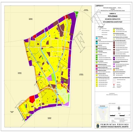 Lampiran III 1 Peta Zonasi Kecamatan | PDF