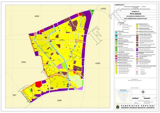 Peta Zonasi Kecamatan Penjaringan, Jakarta Utara | PDF