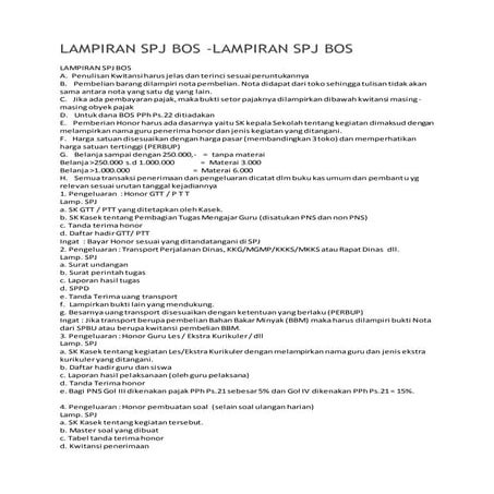 Lampiran spj bos | DOCX