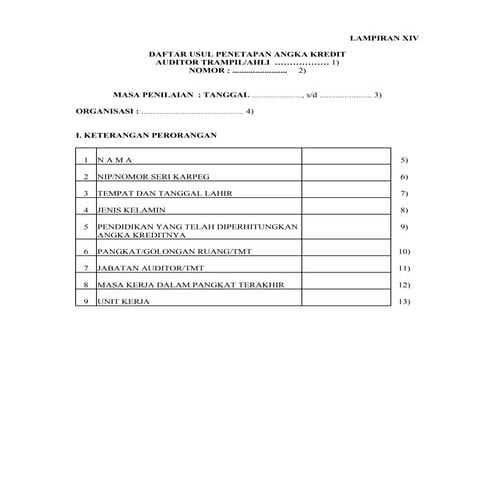 Lampiran xiv s.d. xxvii | PDF