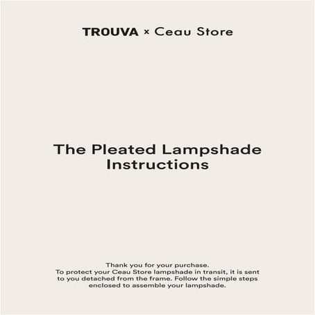 Lampshade instructions | PDF