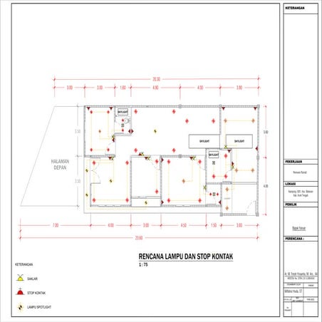 Rencana titik Lampu Rencana titik Lampu Rencana titik Lampu | PDF