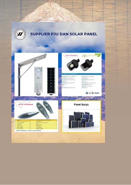Supplier lampu pju dan solar panel Ambon | PDF