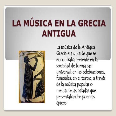 La música en la grecia antigua | PPSX