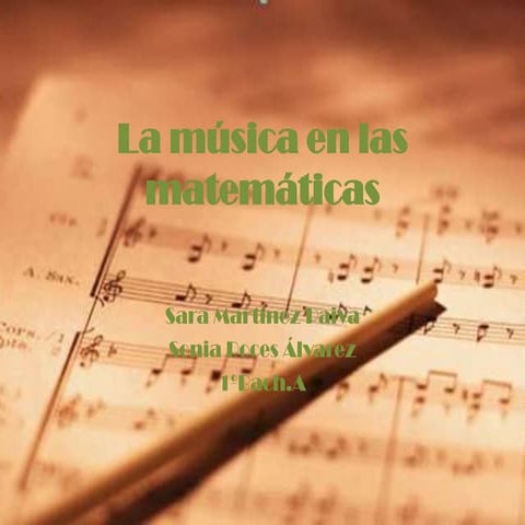 La música en las matemáticas | PPTX