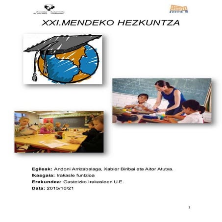 XXI.mendeko hezkuntza | DOCX