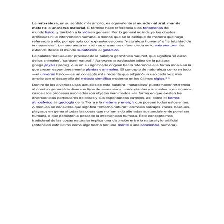 La naturaleza | PPT