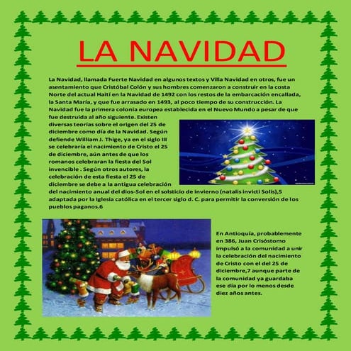 La navidad | DOCX