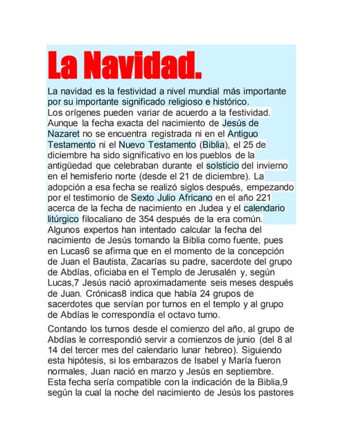 PREGUNTAS SOBRE LA NAVIDAD | PDF