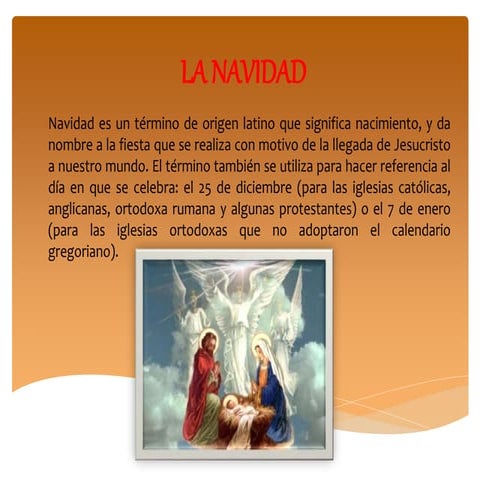 La navidad | PPTX