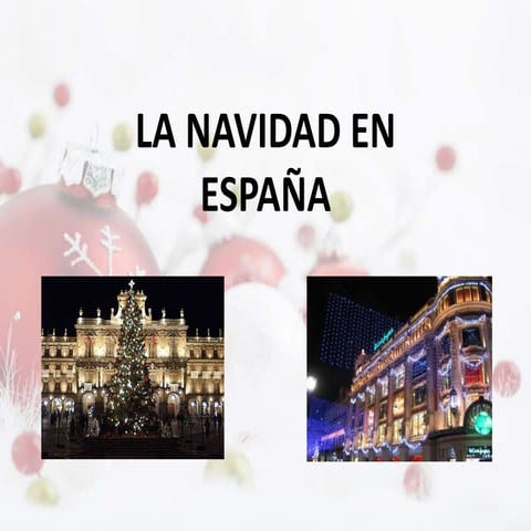 La navidad en espana | PPTX