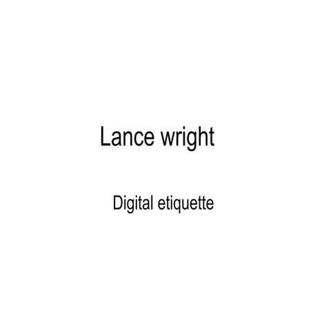 Lance bruh | PPT