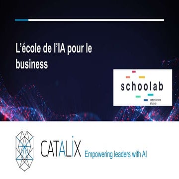 Lancement 20 fev catalix slideware | PPTX