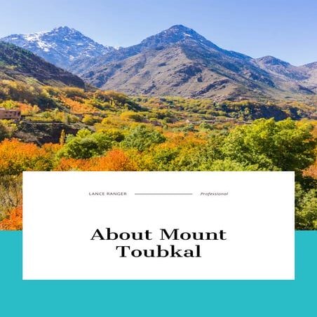 About Mount Toubkal | PDF | Climbing | Extreme Sports