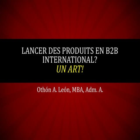 Othón A. León, Adm.a., Chargé de cours / lecturer at Hec montréal