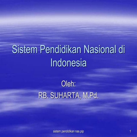 ppt sistem pendidikan di indonesia dengan tujuan | PPT