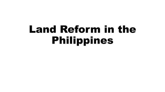 Chap. 14. comprehensive agrarian reform program | PPT