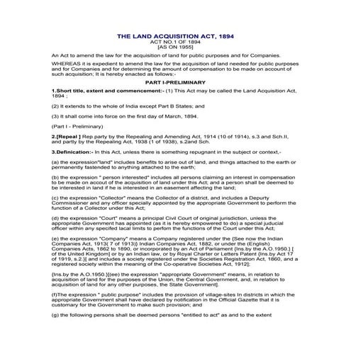 ASSIGNMENT OF GOVERNM ENT LANDS Land Cell 2 ASSIGNMENT OF GOVERNMENT ...