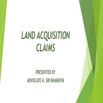 Land Acquisition Claim, Process PPT.pptx