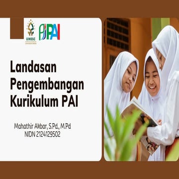 Landasan Pengembangan Kurikulum Pendidikan Agama Islam | PDF