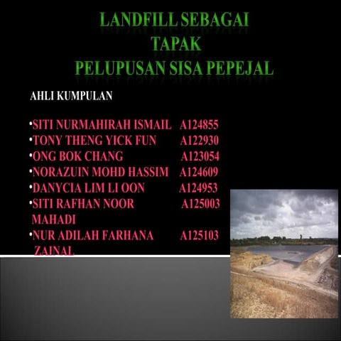 Landfill | PPT