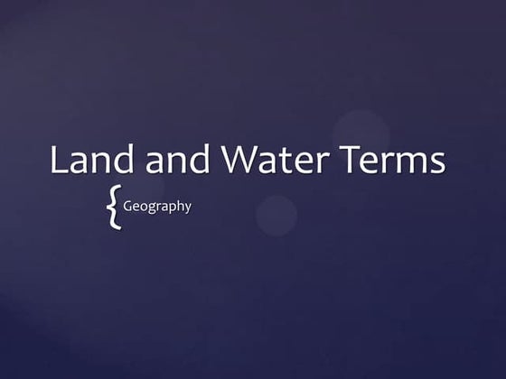 Landforms ppt | PPT