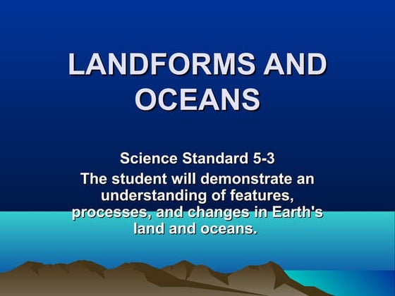 OCEAN BASIN - its structure and evolution. | PPT