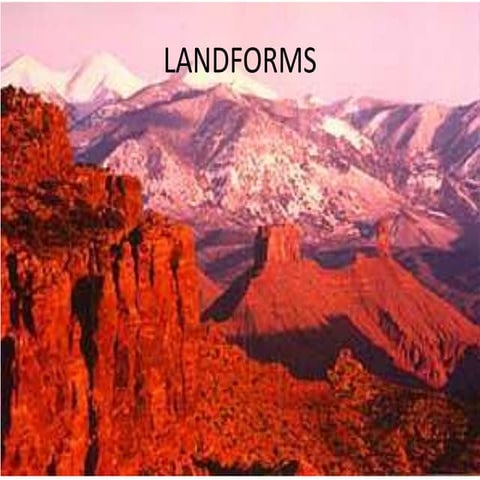 Landforms | PPT