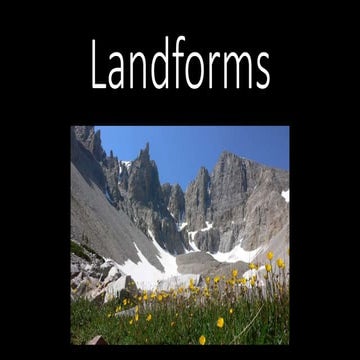 Landforms (1) | PPT