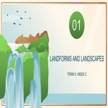 Landforms and Landscapes Powerpoint for Year 8 Geography | PPTX