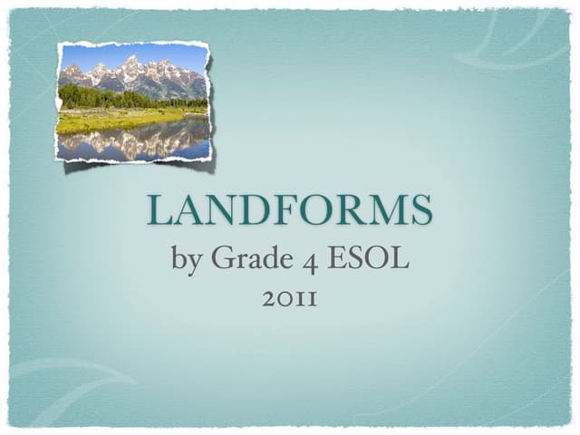 Landform poetry