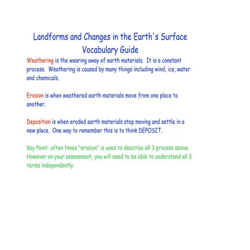 Landforms and How They Are Formed and Their Processes | PPTX