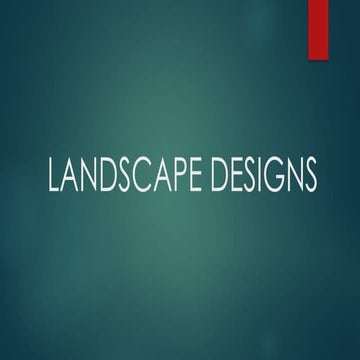 CASE STUDY-LANDSCAPE | PPTX