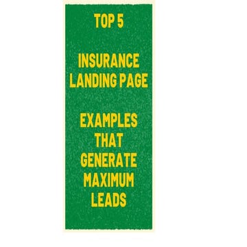 5 Insurance Landing Page Examples That Generate Maximum Leads | PPT