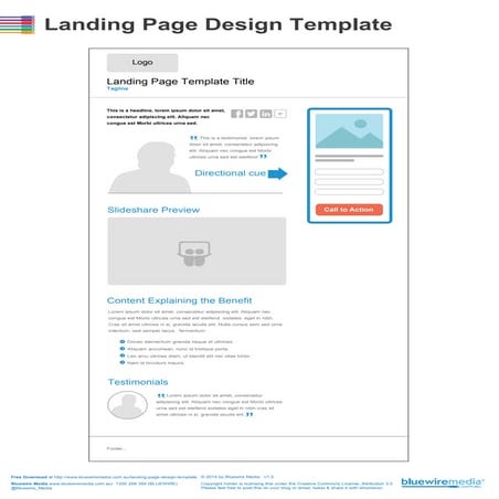 Landing Page Design Template | PDF | Business | Business and Finance