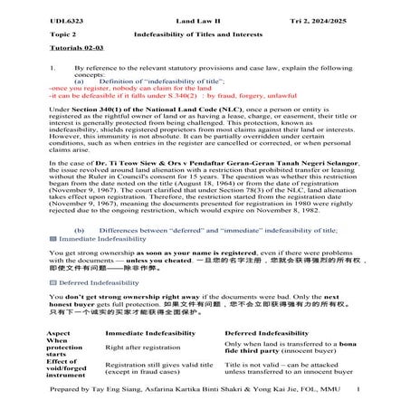 Land Law II Tutorial 2.docxBBBBBBBBBBBBBBBBBBBBBBBBBBBBB | PDF