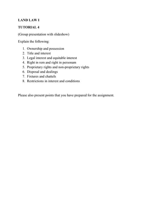 Malaysian legal system tutorial 4 | PDF