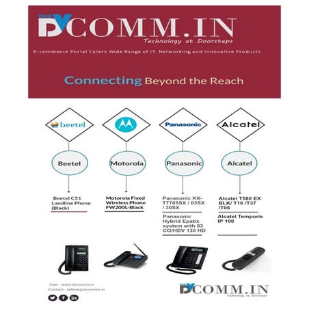 Landline Phones Infographics | PDF