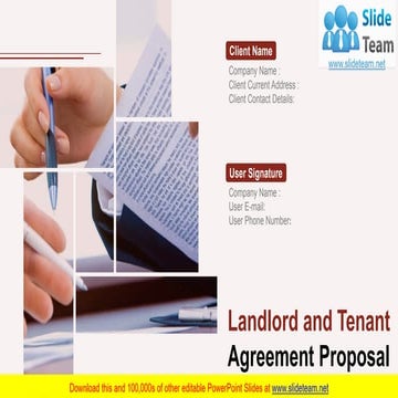 Land Lord And Tenant Agreement Proposal PowerPoint Presentation Slides ...