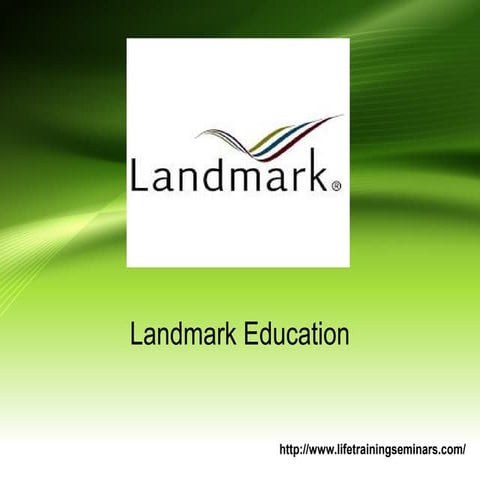 Landmark Education | PPT