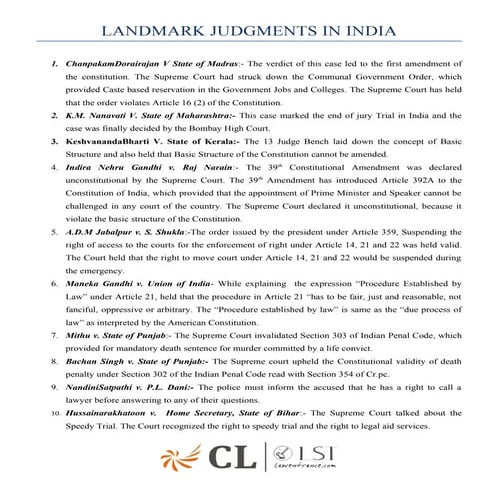 Landmark Judgements in India.pdf