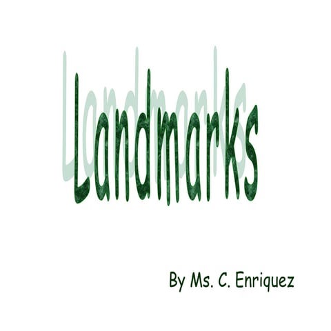 Landmarks | PPS