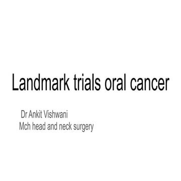 Land mark trial head and neck cancer.pptx