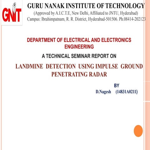 Land mine ppt | PPTX