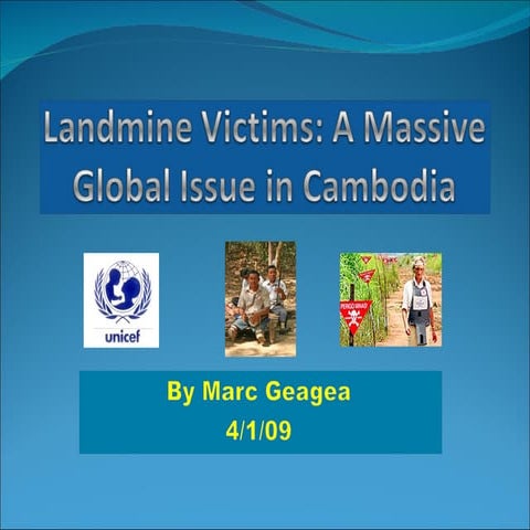 Landmines | PPT
