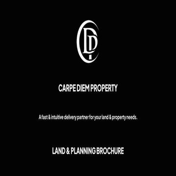 Land Planning Brochure | PPT
