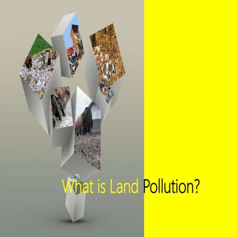Land pollution | PPTX | Land and Farms | Real Estate